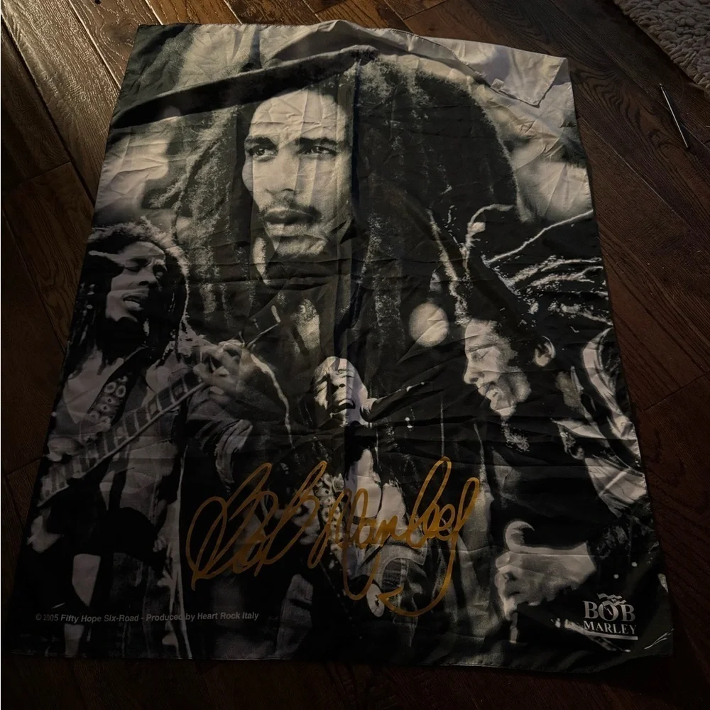 Wall Decor | Vtg Bob Marley 205 Textile Poster Flag | Poshmark